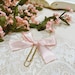 Satin Pink ~ Ribbon Bookmark - Etsy