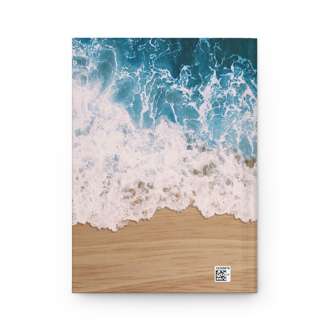 Personalized Ocean Wave Hardcover Journal, Custom Beach Notebook ...