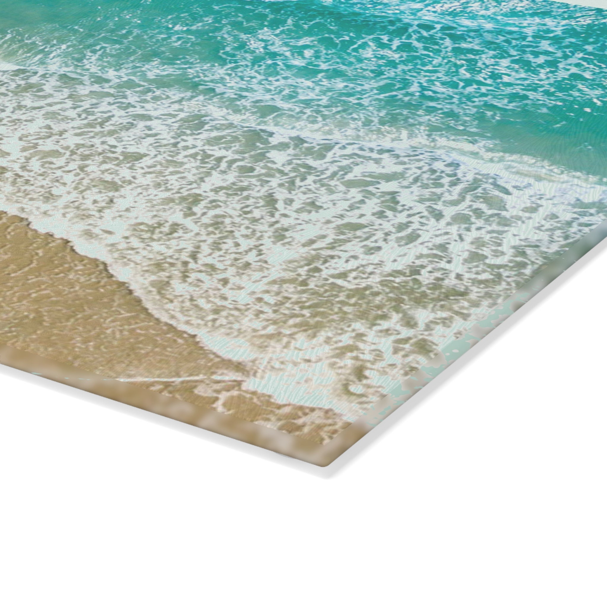 Personalized Ocean View Glass Cutting Board, Kitchen Gift for Mom ...