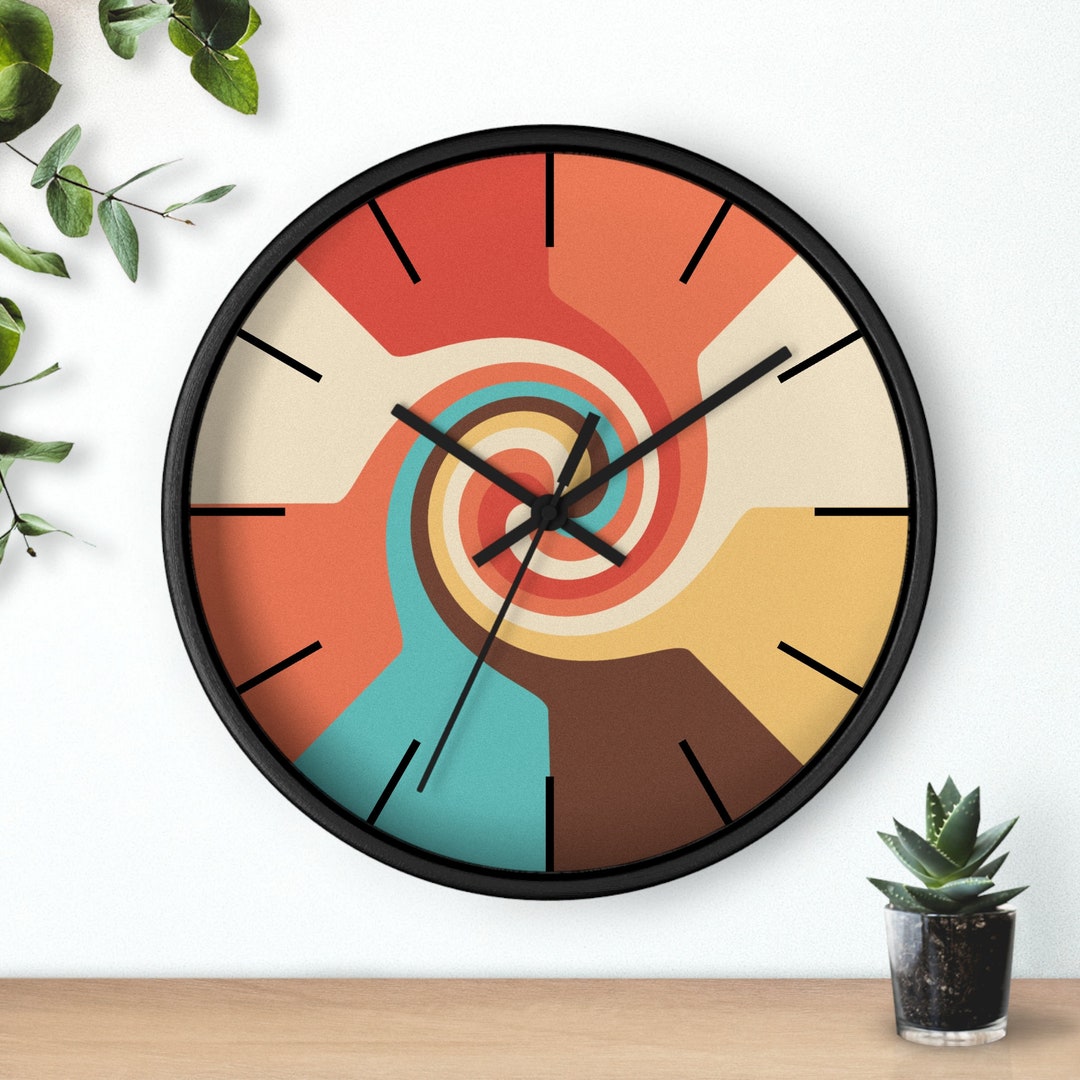 Retro Clock, Aesthetic Wall Clock, Cute Clock, Home Decor, Office Decor ...