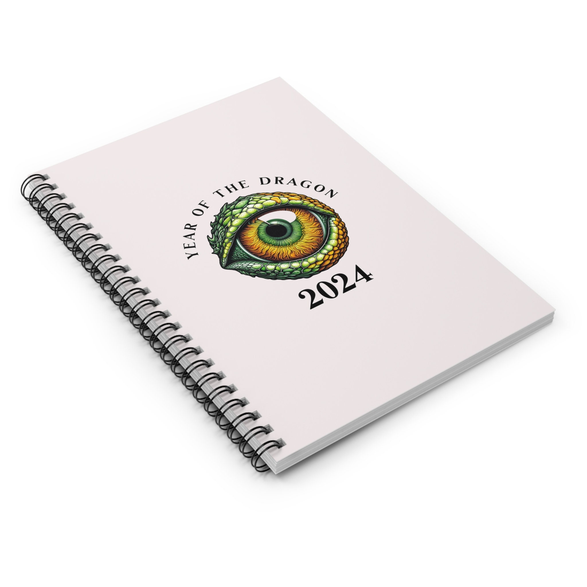 Year of the Dragon Spiral Notebook, Gift for Daughter, 2024 Journal ...