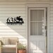 Custom Metal Moose Address Sign, Personalized Farmhouse Decor, Exterior ...