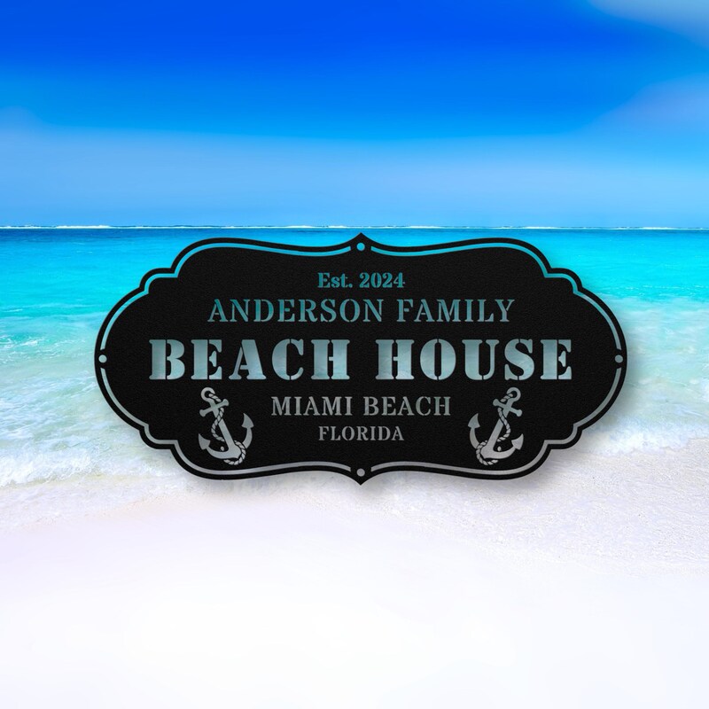 Personalized Beach Signs - Etsy