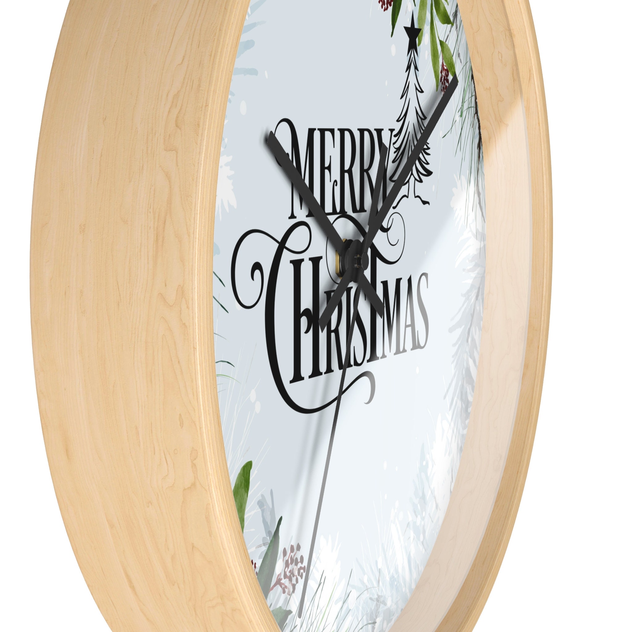 Christmas Wall Clock, Merry Christmas Clock sold by Lera mart | SKU ...