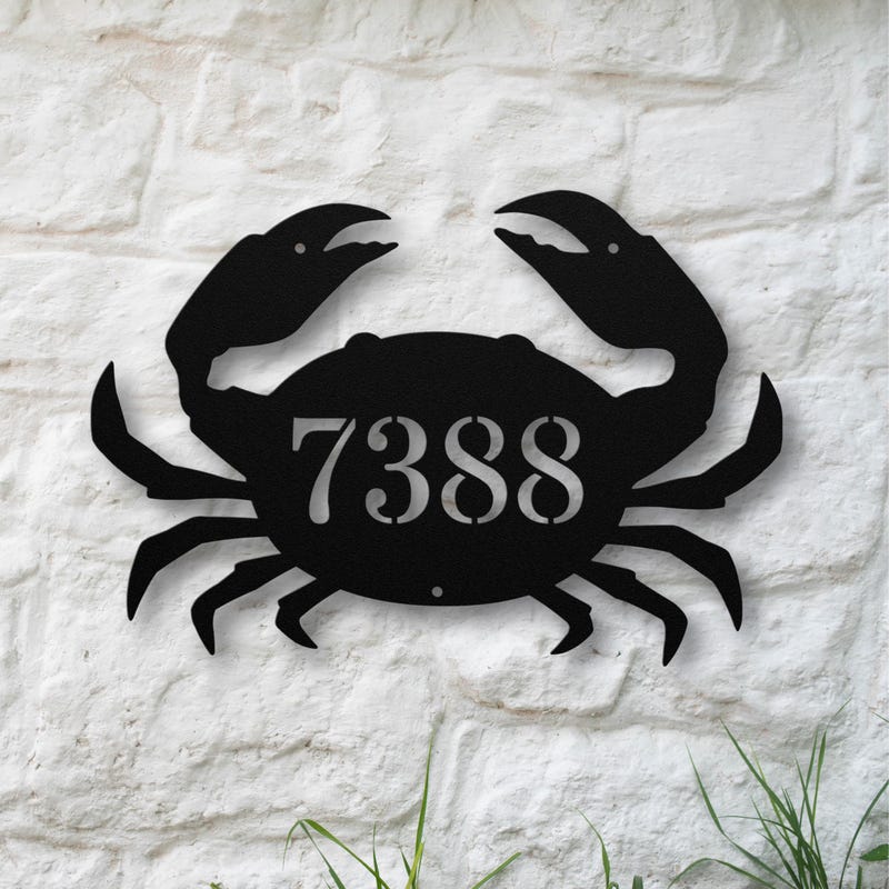 Crab Sign - Etsy