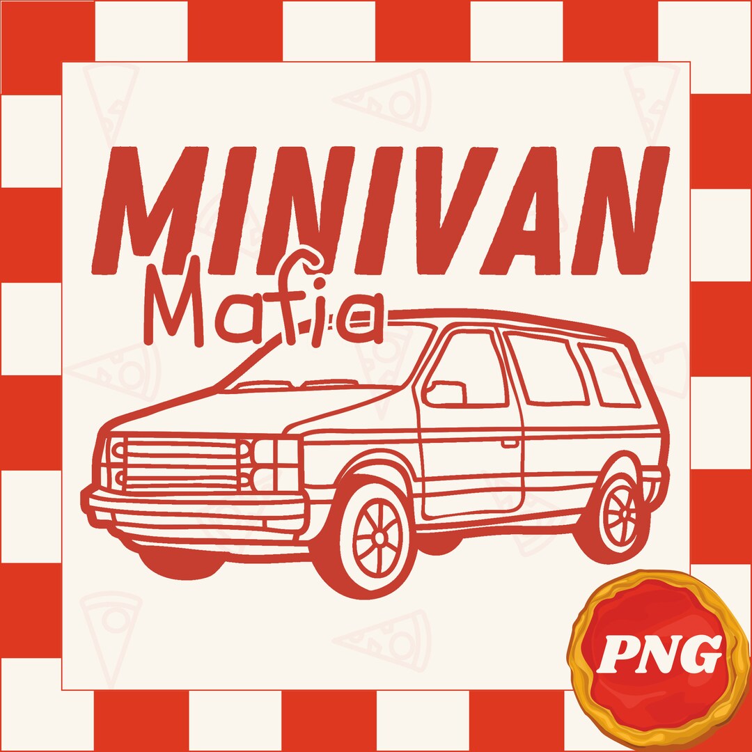 Minivan Mafia Trendy PNG, Retro Groovy Design, Popular PNG Download ...