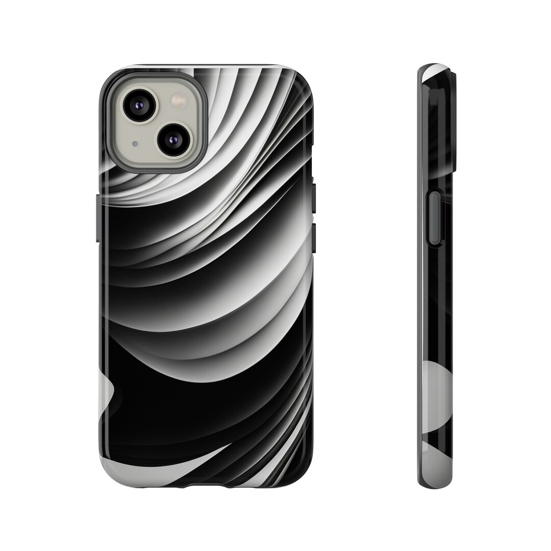 Black and White Gradient Wallpaper Phone Case - Classically Elegant ...