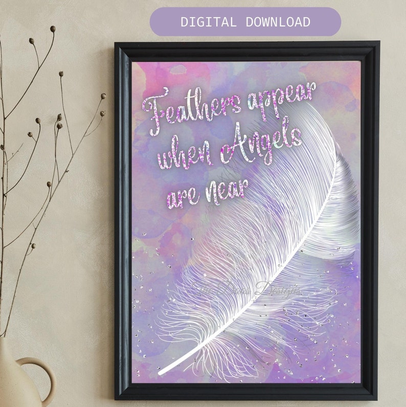 Feathers Appear When Angels Are Near, Angel Quotes, Spiritual Quotes ...