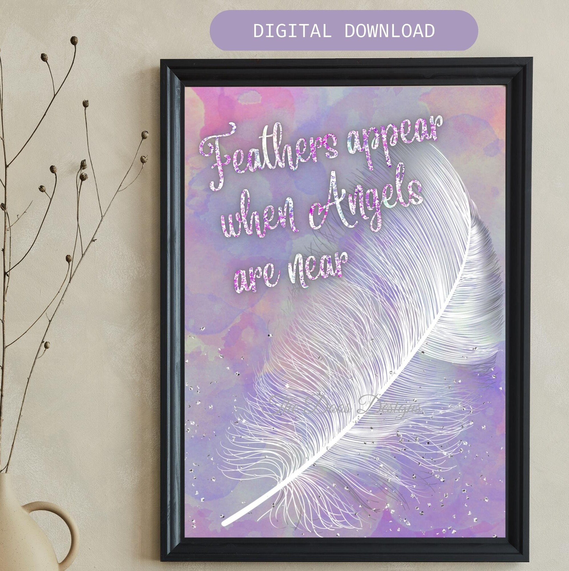 Feathers Appear When Angels Are Near, Angel Quotes, Spiritual Quotes ...