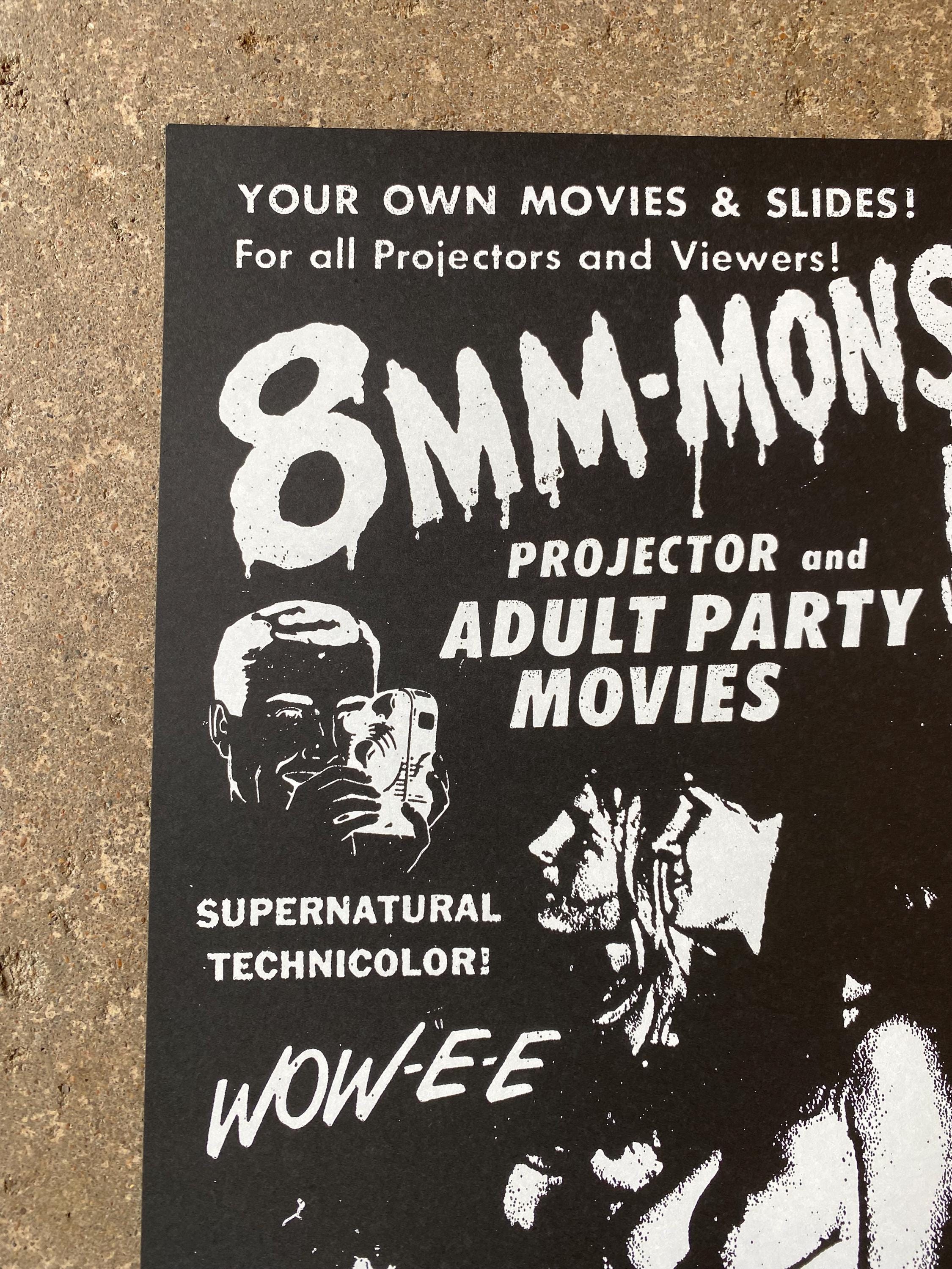 8mm-monsters 11” X 17” Screen Print - Etsy