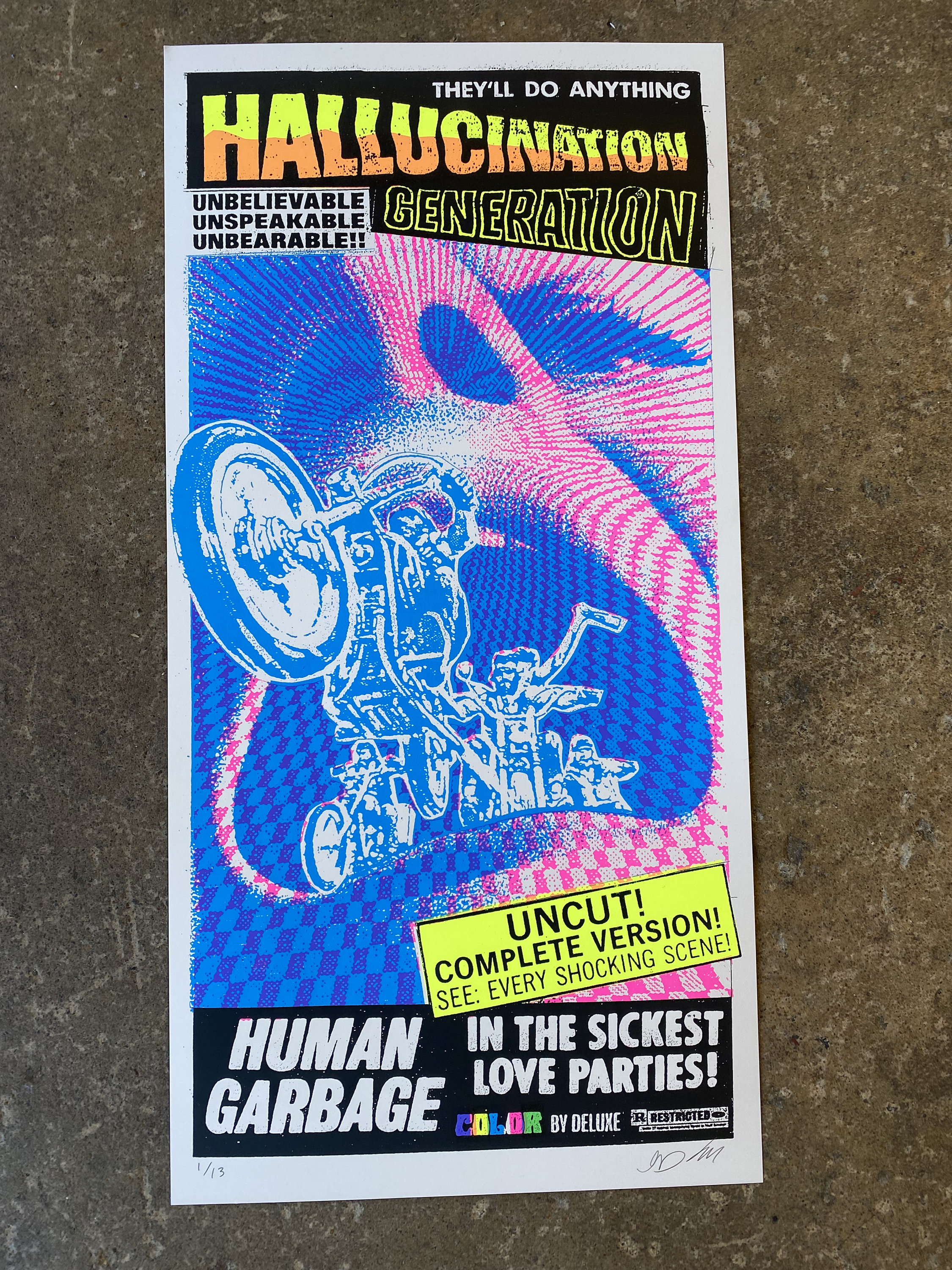 Hallucination Generation Print 10” X 20” - Etsy