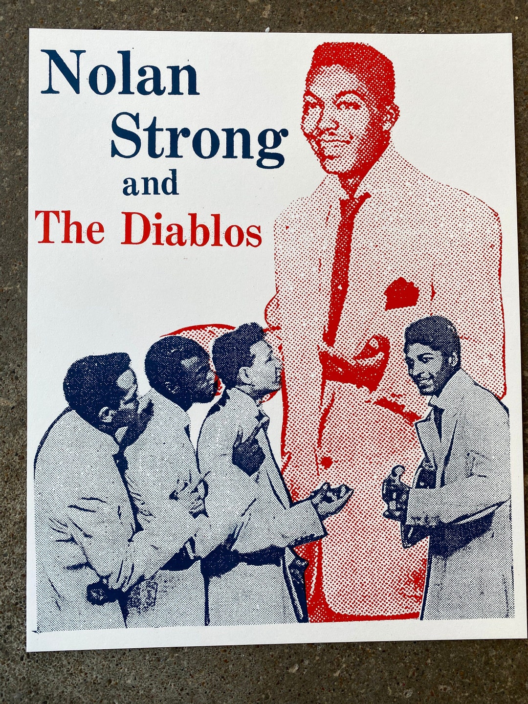 Nolan Strong & the Diablos 8” X 10” Art Print - Etsy