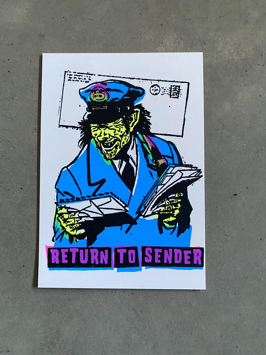 Return to Sender 3.5” X 5” Mini Art Print - Etsy
