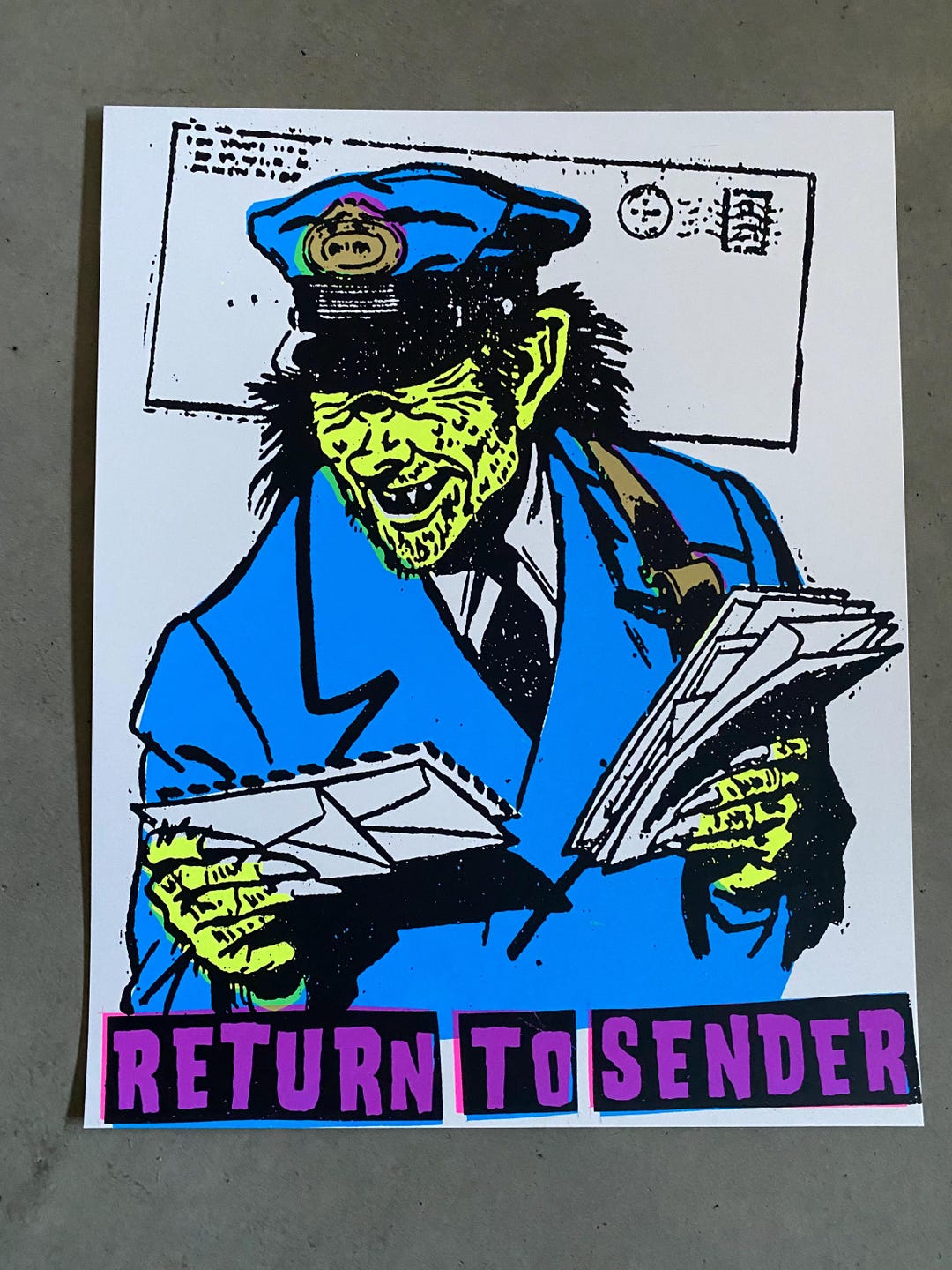 Return to Sender 8” X 10” Art Print - Etsy