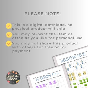 Preschool Addition Math Worksheets. Educational Activity for ...