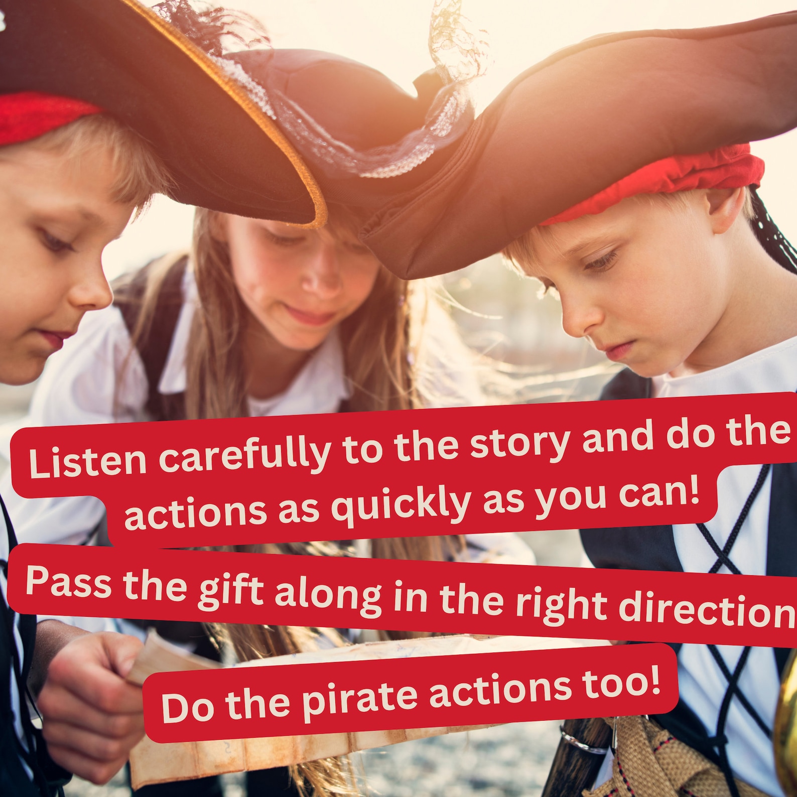 Left Right Party Game for Kids and Adults With a Pirate Theme ...