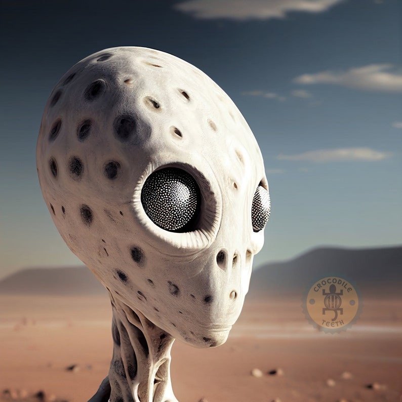 Venusian Alien Poster digital Download - Etsy