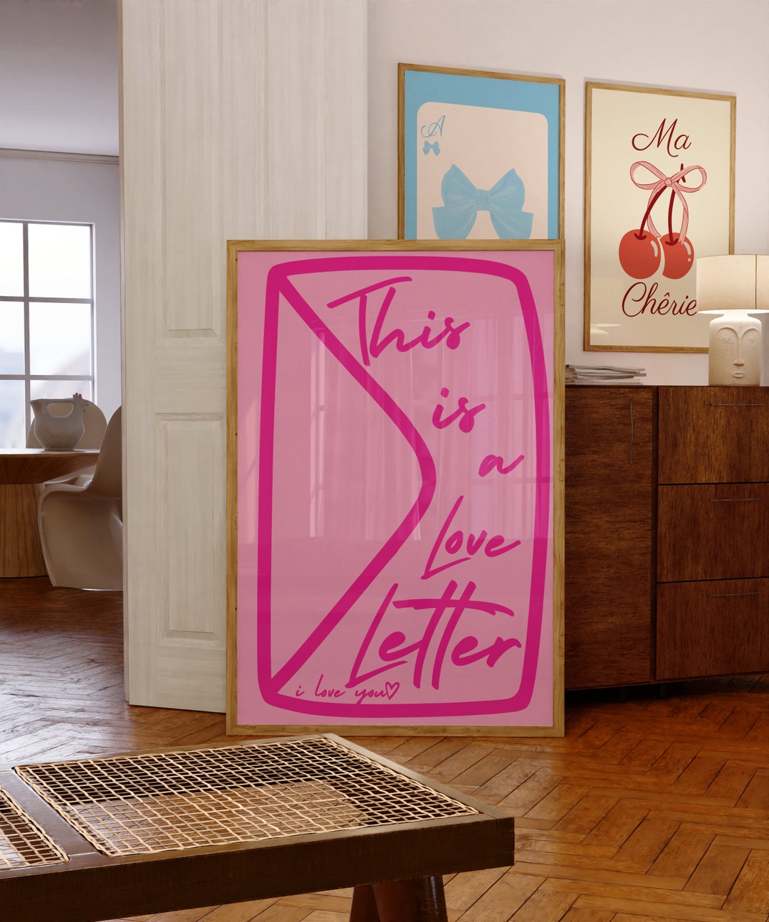 Love Letter, Aesthetic Wall Art, Pinterest Style, Lovecore, Preppy ...