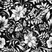 Bundle of 60 Folk Art Seamless Pattern Illustrations Black and White ...