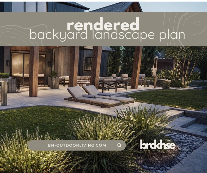 Backyard Landscaping Proposal - Includes Renderings, Plant Lists, and ...