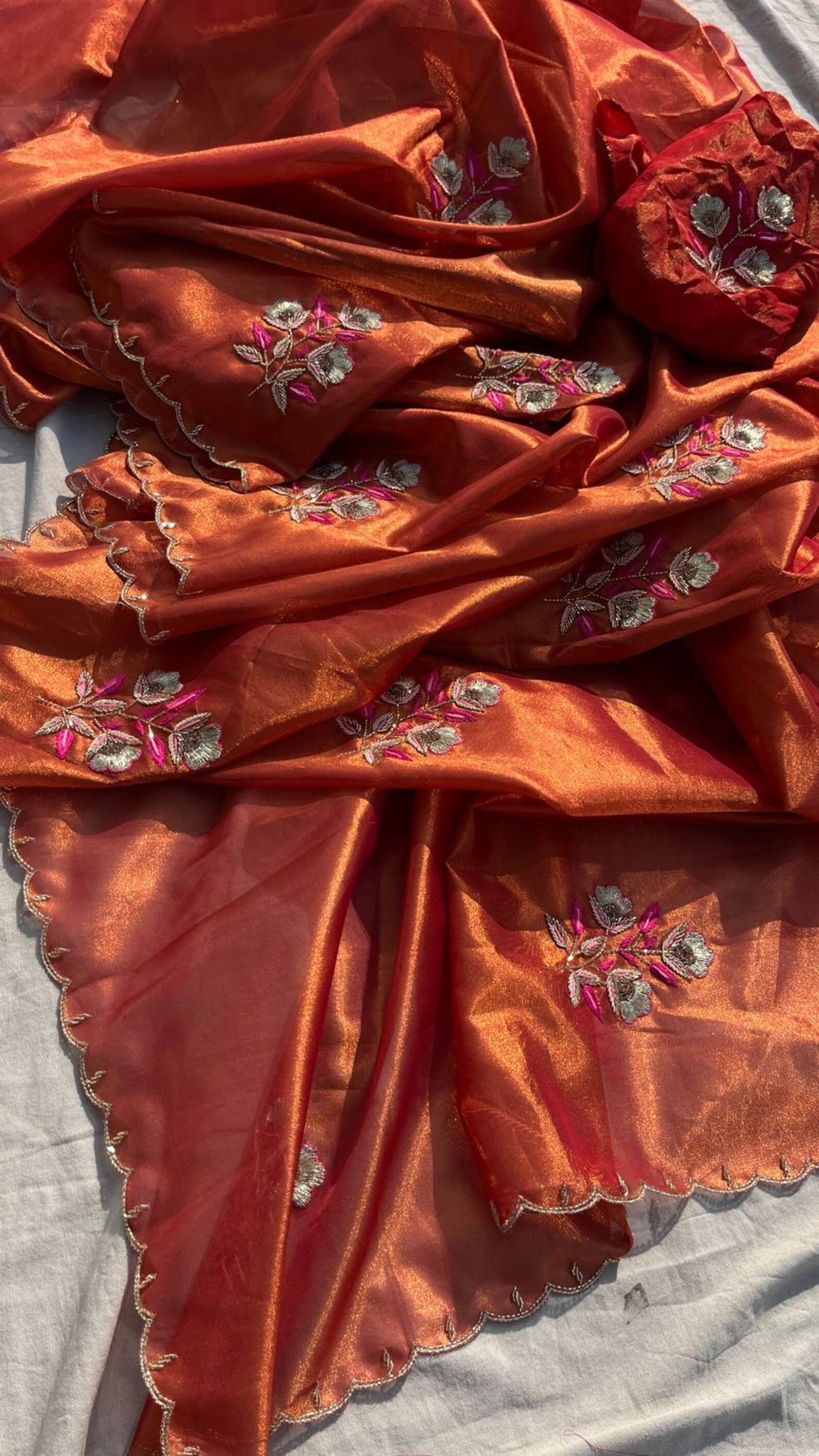 Zeneba Tissue Saree/zari Sari - Etsy