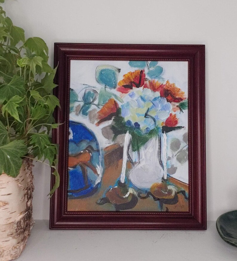 Still Life With Blue Hydrangeas - Etsy