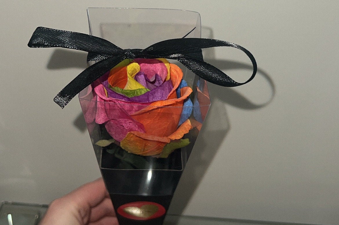 Single Rose Flower Box - Etsy