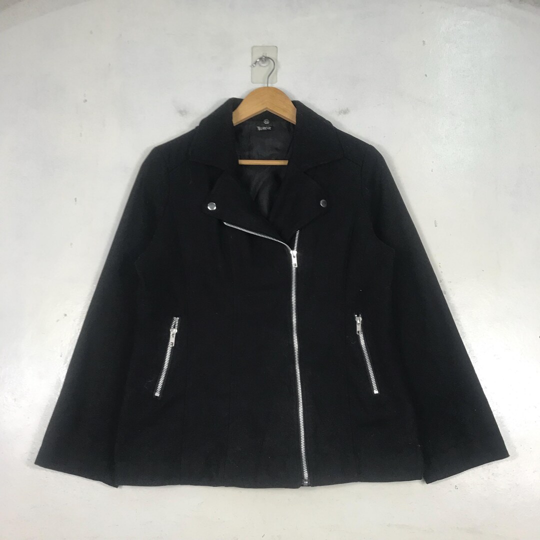 Japanese Brand Sureve Inspired Double Collar Jacket Full Zipper ...