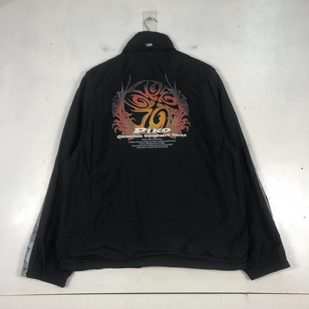 Vintage Piko Hawaiian Longboard Wear Big Logo Windbreaker Menswear ...