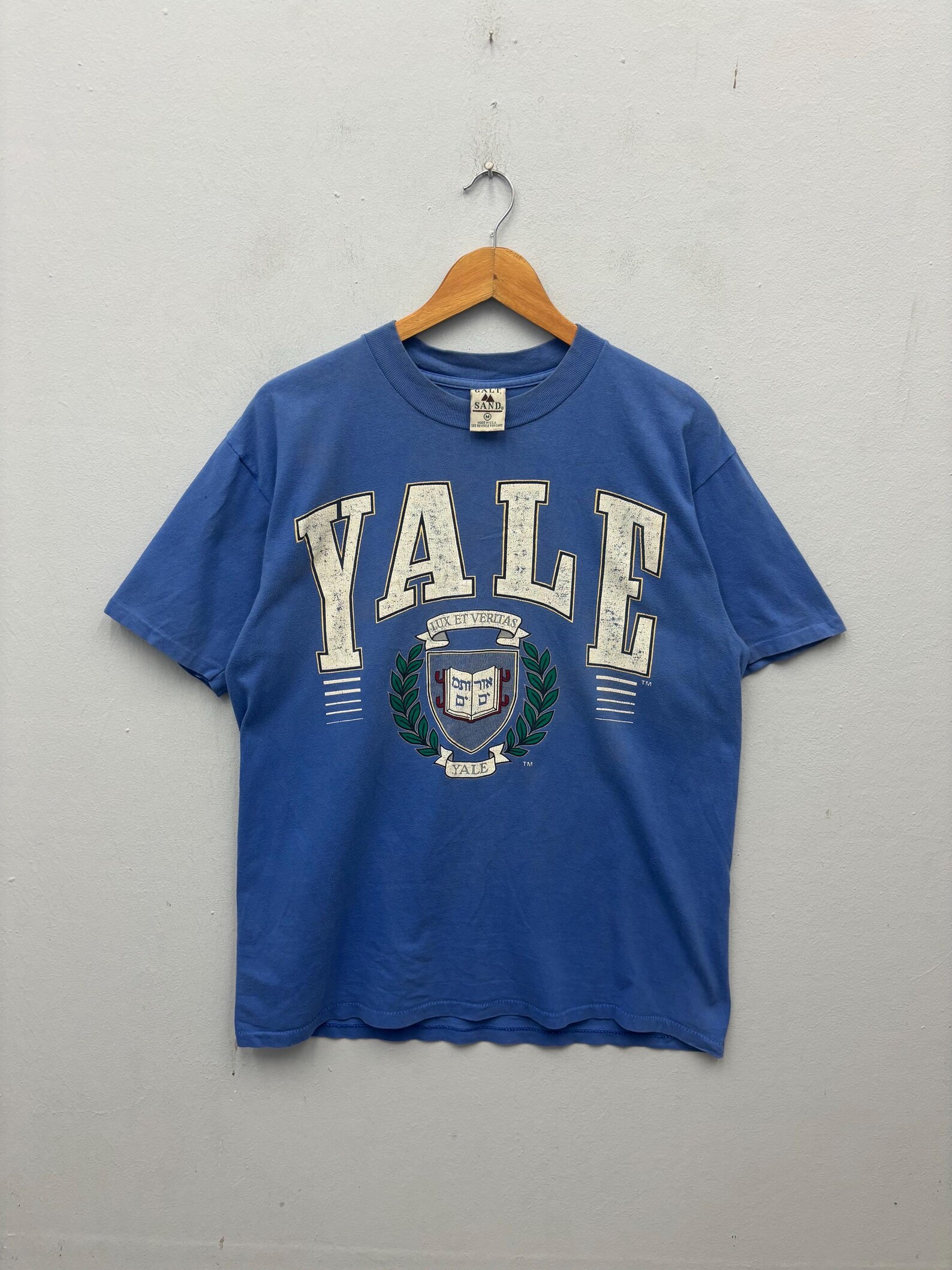 Rare Vintage YALE University Big Logo Graphic Streetwear Style Casual ...