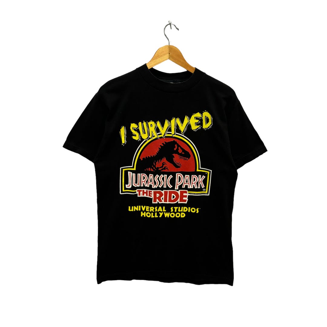 Vintage Jurassic Park the Ride Universal Studios Hollywood Graphic ...