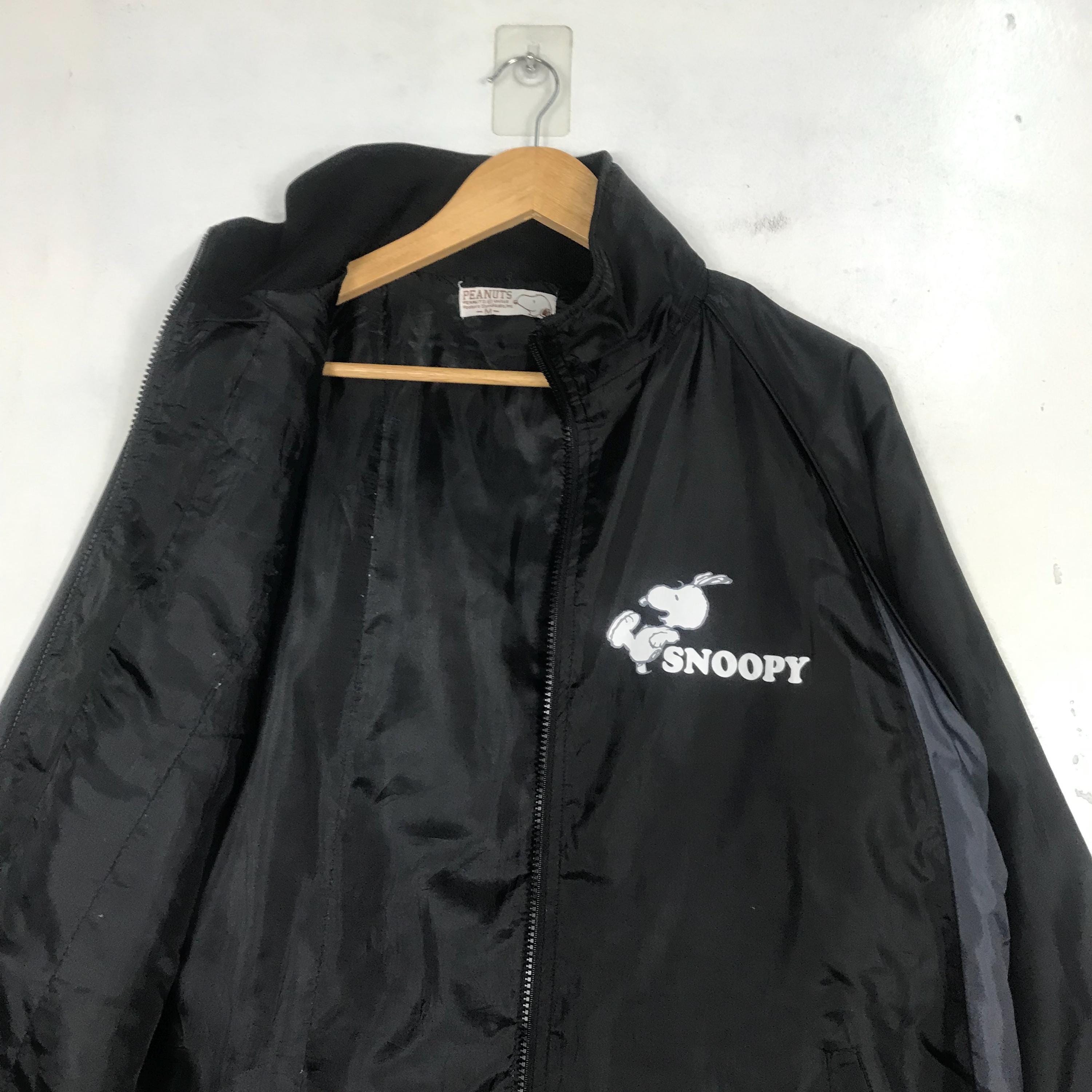 Vintage Peanut Snoopy Iconic American Comic Cartoon Windbreaker Jacket ...