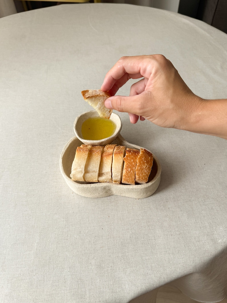 Handmade Ceramic Olive Bowl: Rustic Chip and Dip Serving Dish - Etsy