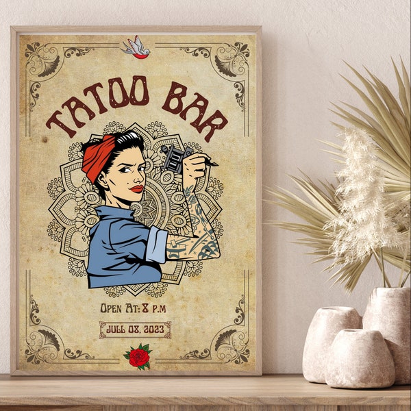Retro Tattoo - Etsy