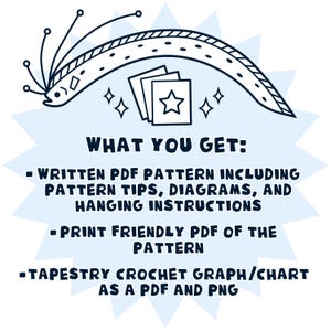 Salmon Run Crochet Wall Hanging Pattern PDF || Tapestry Crochet Pattern ...