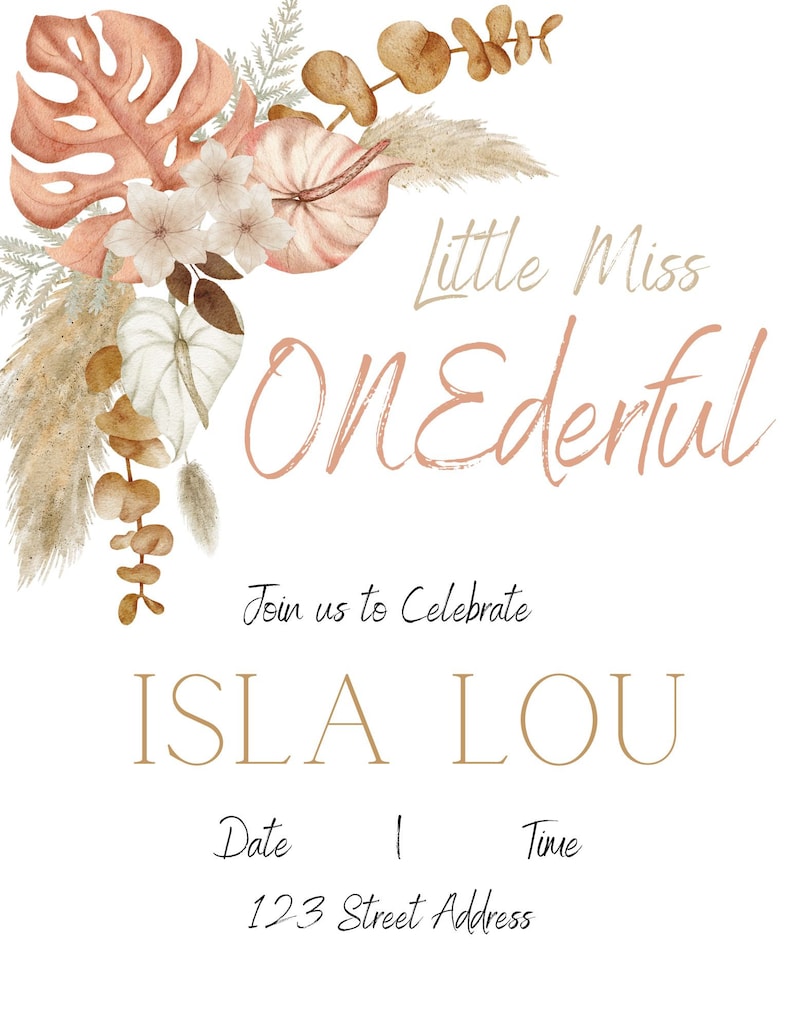 Little Miss Onederful Classy Design - Etsy