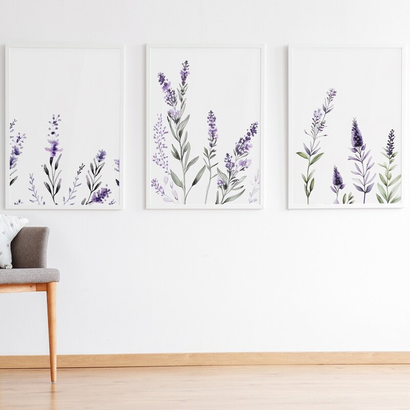Lavender Print - Etsy
