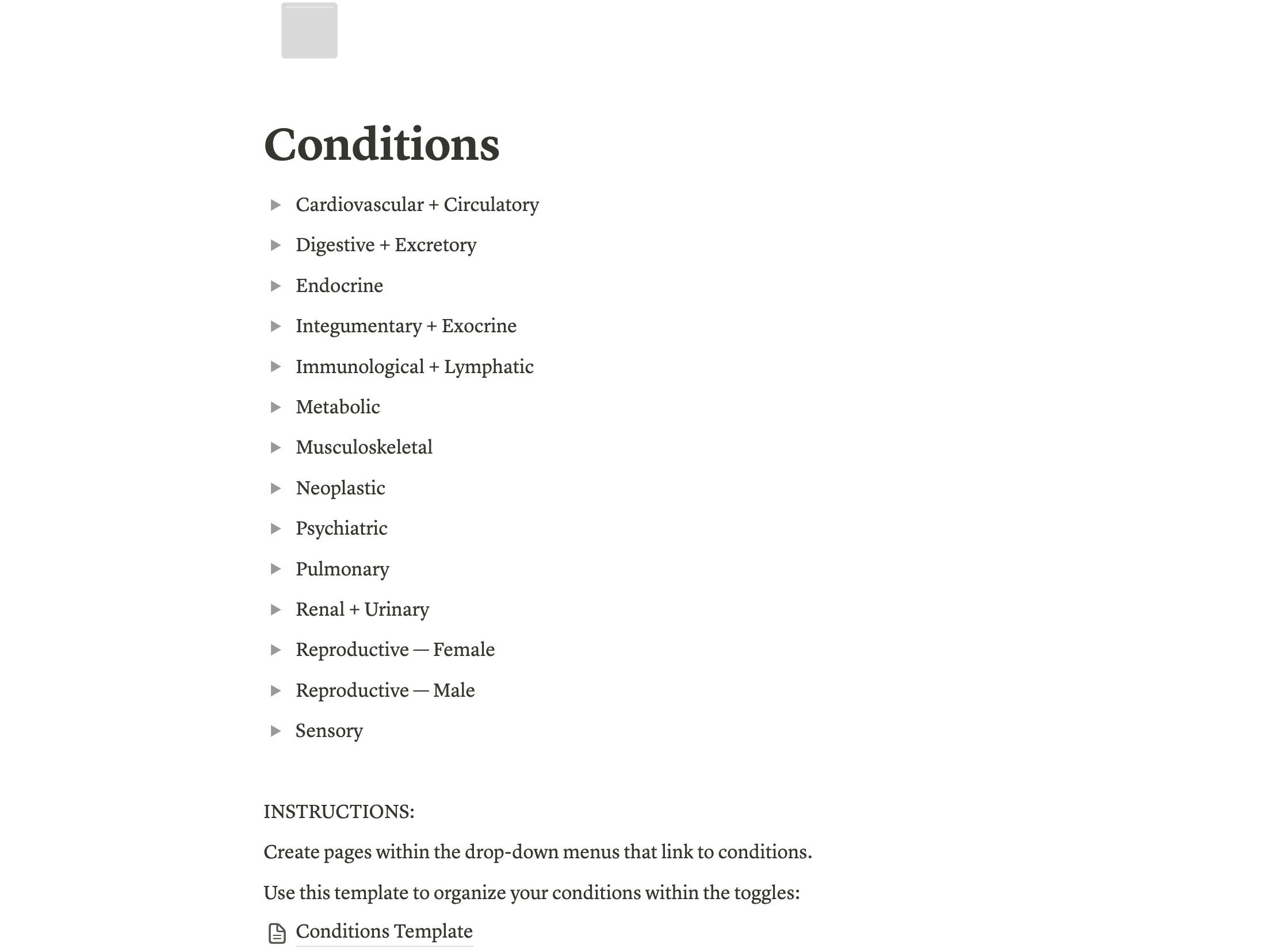 NOTION TEMPLATE: Clinic Note Organizer for Clinical Practitioners ...