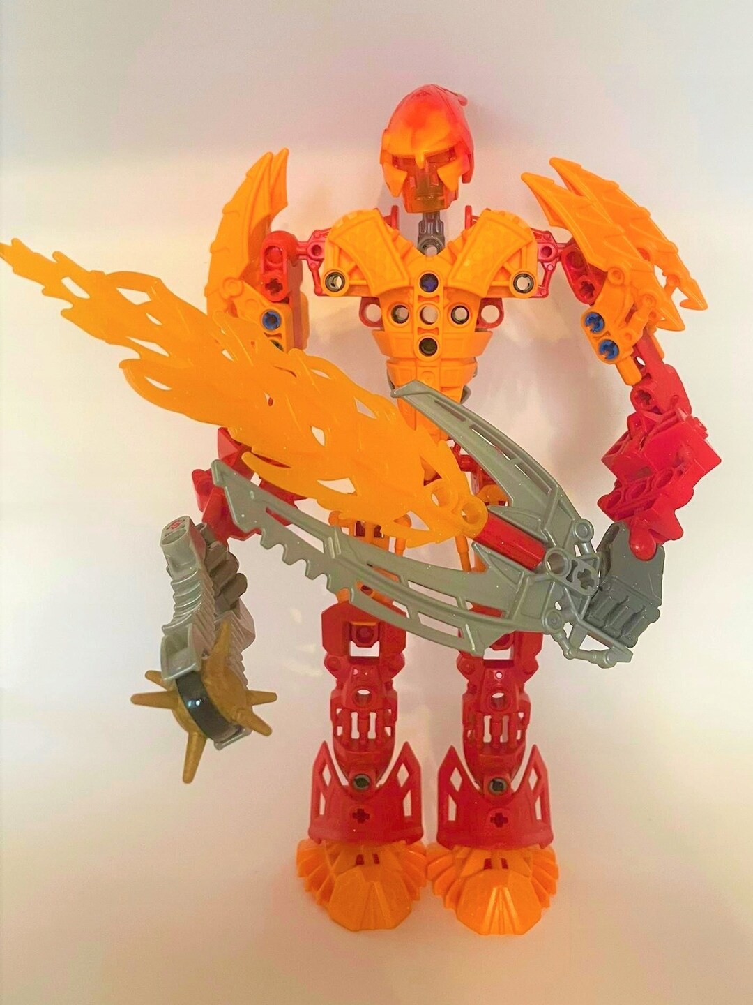 LEGO Bionicle 8985 Glatorian Ackar Used Robot Red Set - Etsy