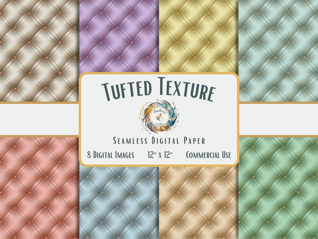 Tufted Digital Paper Diamond Art for Scrapbooking, Printable | Seamless ...
