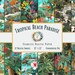 Tropical Beach Paradise Digital Paper Luau Island Theme for Parties Fun ...