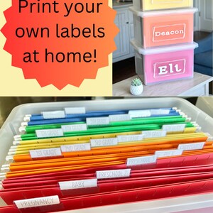 Kids Memory Box Labels Download Kids File Box Printable Labels Editable ...