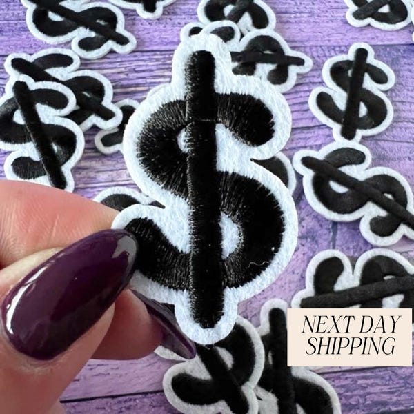 Dollar Sign Iron On - Etsy