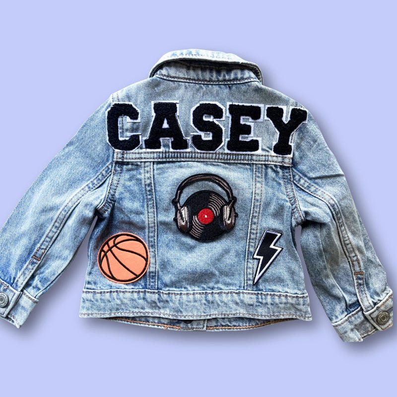 Denim Jacket Custom Music - Etsy