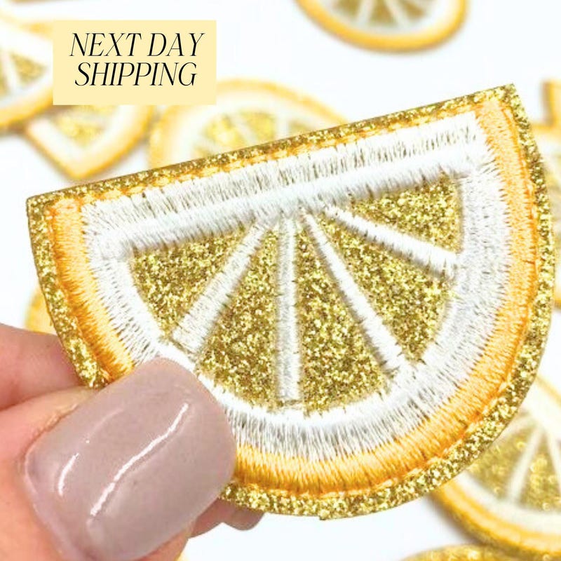 Lemon Applique - Etsy