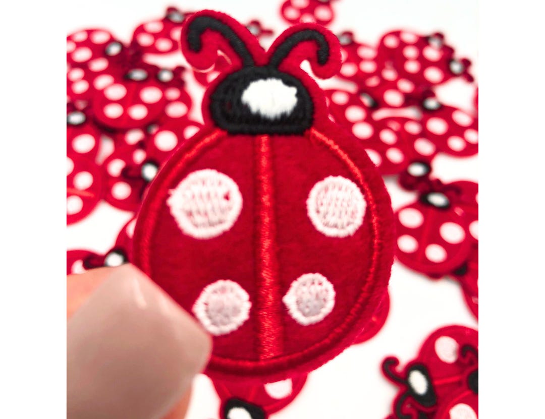 Iron on Ladybug Patch Kids Craft Supply DIY Embellishment Clothing ...