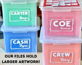 Baby File Box. Kids Milestone Tote Kit. Kids File Box. - Etsy