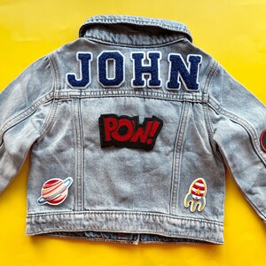 Custom Boy Jacket for Toddler Boy Personalized Gift for Boy Birthday ...