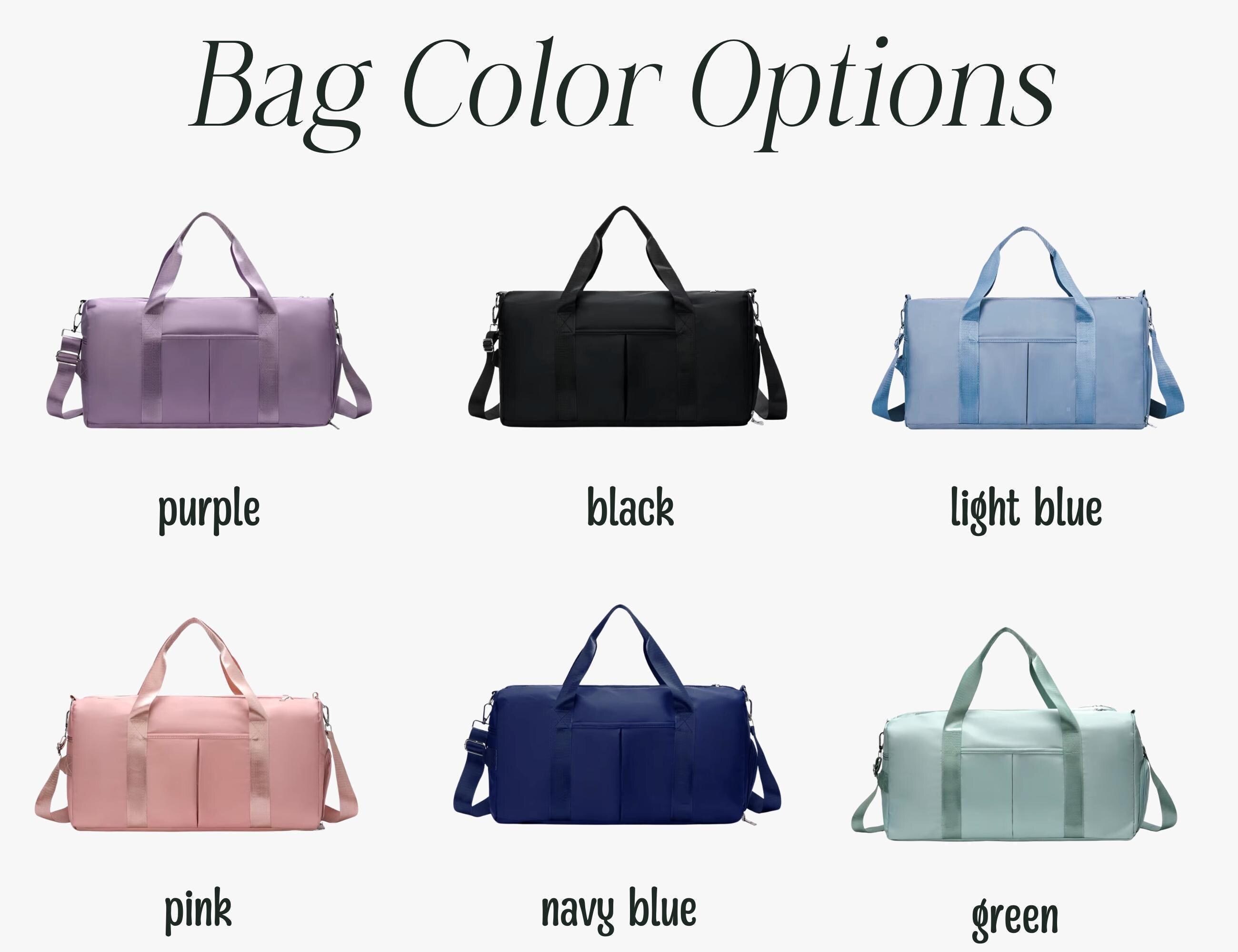 Personalized Kids Duffle Bag Nylon Patch Tote Girls Weekender Bag for ...