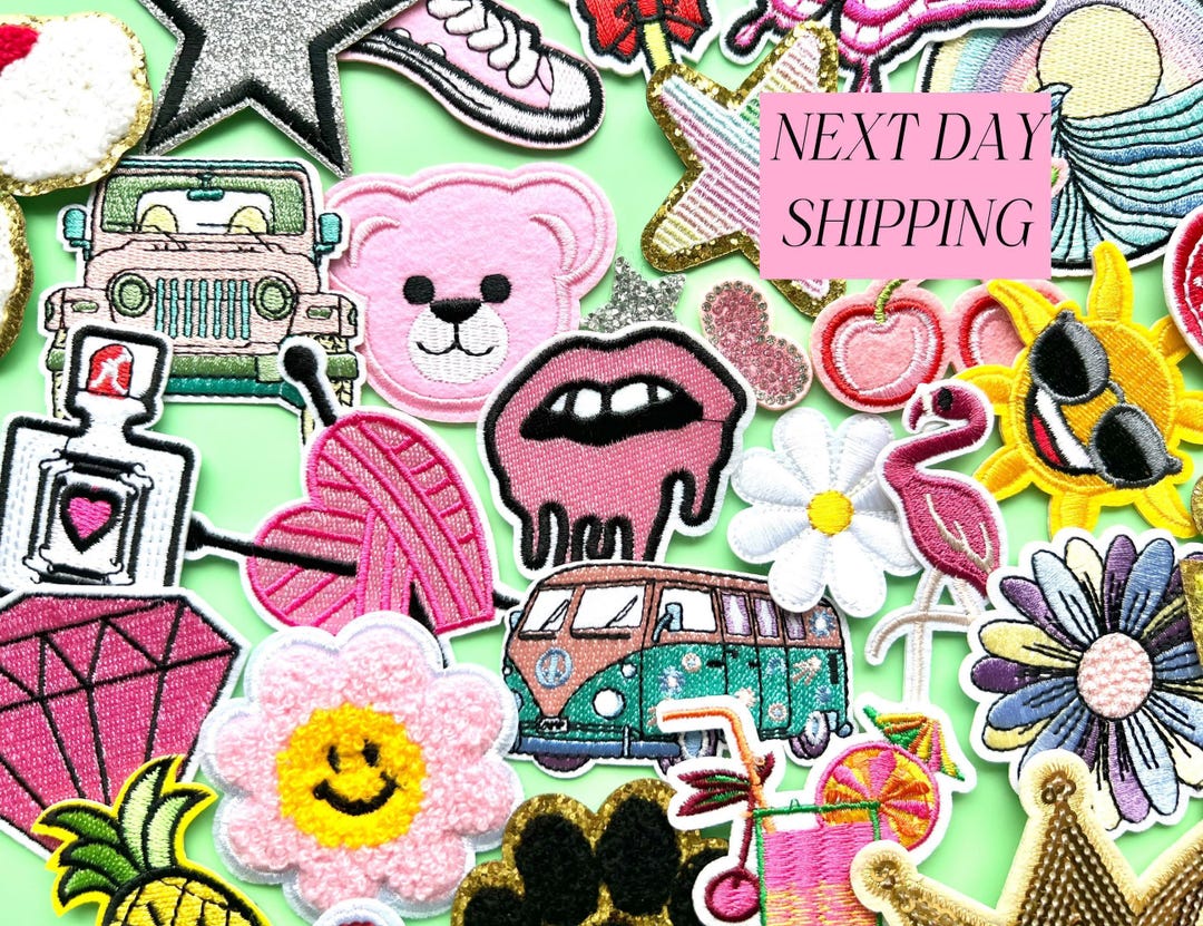 Iron on Patch Bulk Bundle: Embroidered & Sequin Variety - Etsy